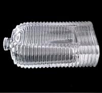China Custom Design 60ml Square New Cap Empty Crimp Glass Perfume Spray Bottle for sale