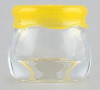 China 10g Acrylic Cosmetic Jars Cute Lip Balm Containers Acrylic Honey Fruit Shape for sale