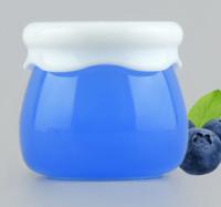 China 10g Acrylic Cosmetic Jars Cute Lip Balm Containers Acrylic Honey Fruit Shape for sale