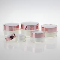 China 5g 10g 15g Acrylic Plastic Cosmetic Jars Screw Cap Empty Face Cream Jar for sale