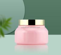 China 250g Acriylic PET Plastic Cosmetic Jars Containers Hot Stamping for sale