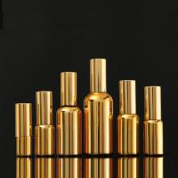 China In Stock Wholesale 5-100 ml Gold Electroplated Perfume Spray Bottle Dropper Bottle for sale