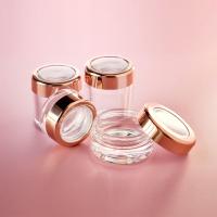China 3g 5g 10g Eyeshadow Mini Double Wall Cosmetic Jars With Lids for sale