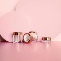 China 3g 5g 10g Eyeshadow Mini Double Wall Cosmetic Jars With Lids for sale