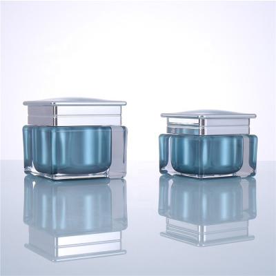 China UV Coating 15g 30g 50g Plastic Cosmetic Jars With Lids Recyclable for sale
