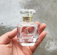 China Cosmetic Silver 50ml Crimp Spray Pump Perfume Spray Bottle OEM for sale