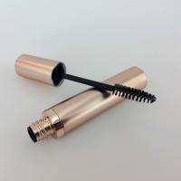 China Rose Gold ABS AS Plastic Mascara Tube 20*118mm Round Eyelash Bottle for sale