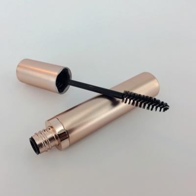 China Rose Gold ABS AS Plastic Mascara Tube 20*118mm Round Eyelash Bottle for sale