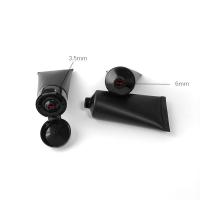 China Matte Black PP PE Empty Cosmetic Tubes Lotion Squeeze Bottles 50ml 100ml for sale