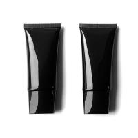 China Black Electroplate 50ml Cosmetic Empty Hand Cream Tubes Hot Stamping for sale