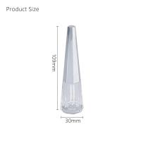 China OEM ODM White Round Liquid Eyeliner Tube Silk Screen Printing for sale