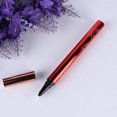 China Empty 5ml Eyebrow Growth Eyelash Serum Bottles Gold Red Cosmetic Packing for sale
