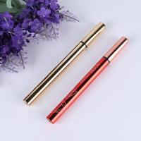 China Empty 5ml Eyebrow Growth Eyelash Serum Bottles Gold Red Cosmetic Packing for sale