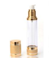 China PE PET ABS Cosmetic Airless Lotion Bottles 15ml 30ml 100ml for sale