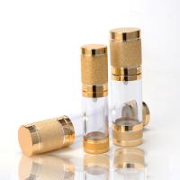 China PE PET ABS Cosmetic Airless Lotion Bottles 15ml 30ml 100ml for sale