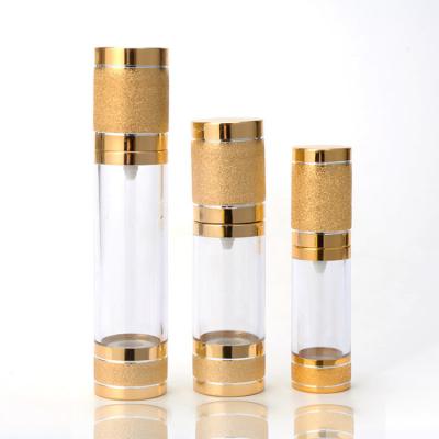 China PE PET ABS Cosmetic Airless Lotion Bottles 15ml 30ml 100ml for sale