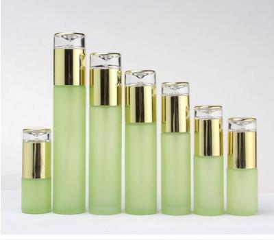 China Airless Frosted Glass Lotion Bottle 20g 30g 50g for sale