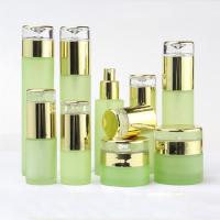 China Airless Frosted Glass Lotion Bottle 20g 30g 50g for sale