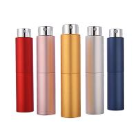 China Twist Up Glass Aluminium Perfume Bottle 5ml 8ml 10ml 20ml for sale