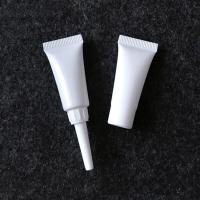 China White Soft Recyclable PE Empty Cream Cosmetic Squeeze Tubes 3ml for sale