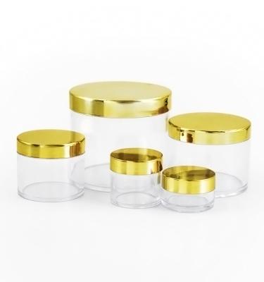 China 1oz Clear Frosted Cream Jars Cosmetic Packaging Empty Cosmetic Jars 20g 30g for sale