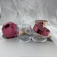 China 1oz Clear Frosted Cream Jars Cosmetic Packaging Empty Cosmetic Jars 20g 30g for sale