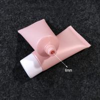 China SGS Pink Plastic Reusable Hand Cream Facial Cleanser Tube 100ml for sale