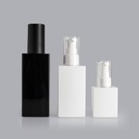 China PETG Cosmetic Packaging Containers Square Bottle 100ml 120ml for sale