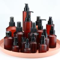 China Cosmetic Packaging Black Glass Spray Bottles 15ml 30ml 125ml for sale