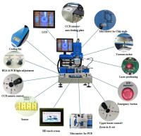 China Digital Automatic BGA Rework Station 50hz 60hz 2 In 1 Hot Air Soldering For Chip Repairing for sale