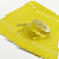 China Custom PVC Vinyl Identification Wristbands 250mm x 25mm Waterproof Event Festival Bracelets for sale