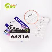 China DDJOY Tyvek Running Race Bibs with Large Numbers 200x240mm Safety Pins Included for Marathon Events for sale