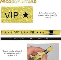 China Custom RFID Polyester Wristband 350x15mm for Concert Festival Party Events for sale