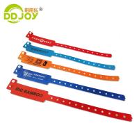 China Customizable Composite Wristband 250x25mm Waterproof Event Bracelet for Wedding Admission for sale