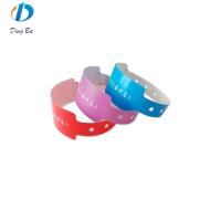 China Customizable Composite Wristband 250x25mm Waterproof Event Bracelet for Wedding Admission for sale