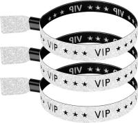 China Custom RFID Polyester Wristband 350x15mm for Concert Festival Event Access Control for sale