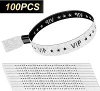 China Custom RFID Polyester Wristband 350x15mm for Concert Festival Event Access Control for sale