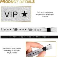 China Custom RFID Polyester Wristband 350x15mm for Concert Festival Event Access Control for sale