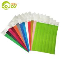 China Custom Color Printing Tyvek Wristband 250x25mm for Event Admission for sale