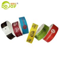 China Custom Color Printing Tyvek Wristband 250x25mm for Event Admission for sale