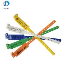 China Custom Logo PVC Wristband 250x25mm 250x16mm Soft Plastic Vinyl Bracelet for Events for sale