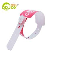 China Waterproof Numbered Identification Wristband 250x25mm for Festival Party Events for sale