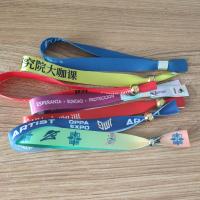 China Custom Polyester Ribbon Wristbands 350x15mm Green ID Woven Fabric Armbands for Events Festivals for sale