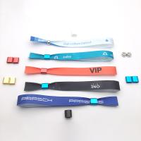 China Customizable Polyester RFID Wristband 350x15mm for Concert Festival Events for sale
