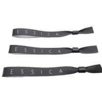 China Customizable Polyester RFID Wristband 350x15mm for Concert Festival Events for sale