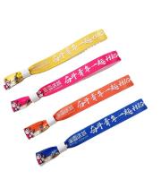 China Customizable Polyester RFID Wristband 350x15mm for Concert Festival Events for sale
