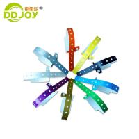 China Custom Logo Waterproof PE Snap Lock Wristband 250x25mm for Swimming Pool Events for sale