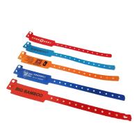 China Custom Logo Composite Wristband 250x25mm for Festival Events Waterproof Tear Resistant for sale