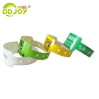 China Custom Logo Composite Wristband 250x25mm for Festival Events Waterproof Tear Resistant for sale