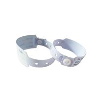 China Skin Friendly PVC RFID Baby Wristband 170x18mm Waterproof Anti Allergy Hospital ID for sale